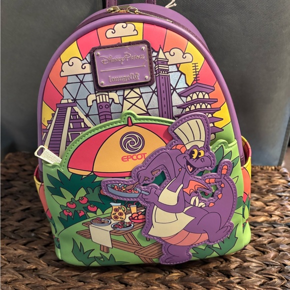 Loungefly | Bags | Loungefly Backpackfigment Epcot Backpack | Poshmark
